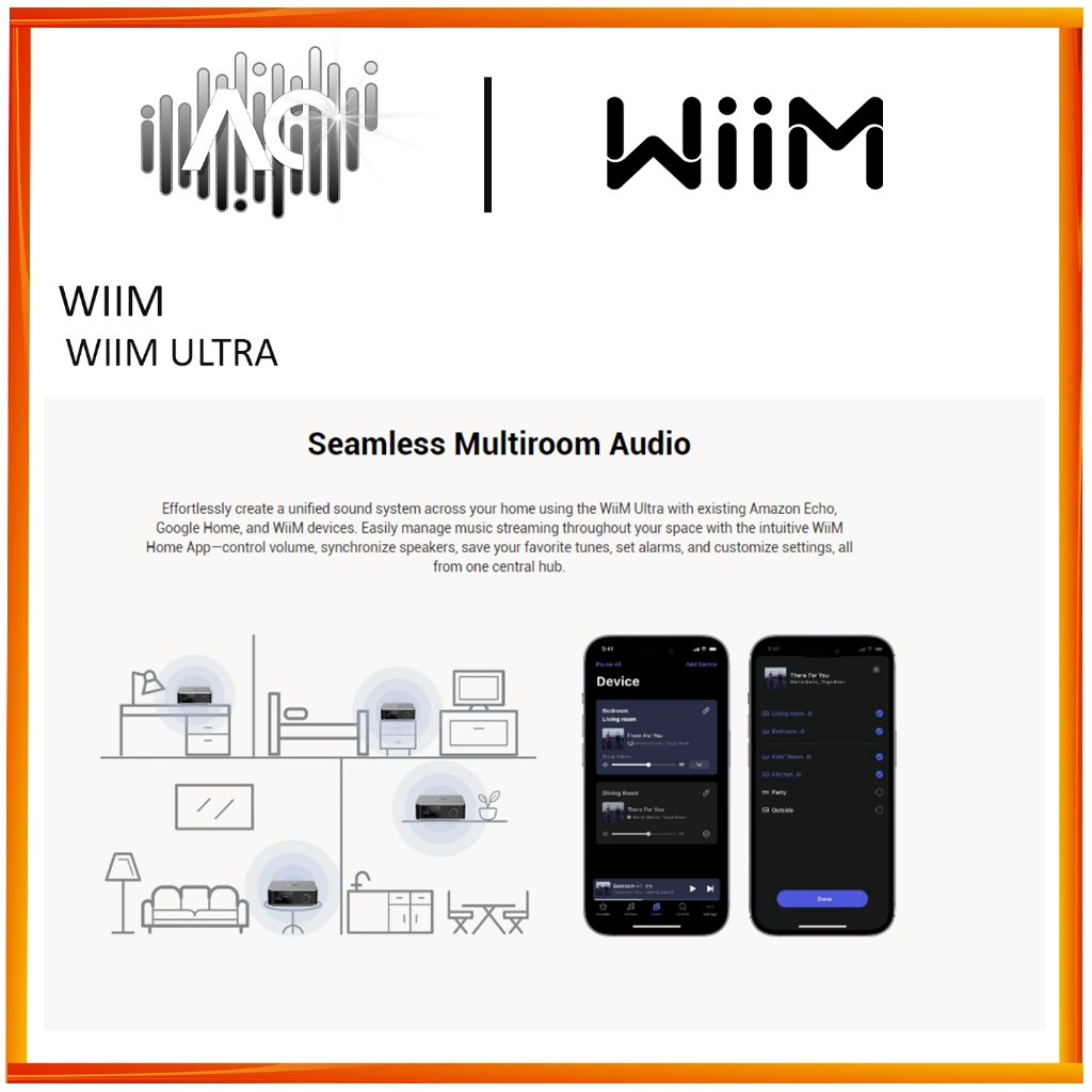 Wiim Ultra Streamer (New)Space Grey/Silver - Audio Concept
