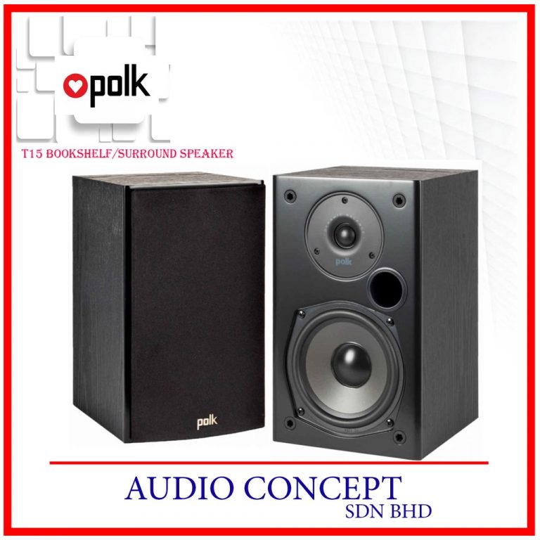 Polk Audio T15 Bookshelf/ Surround Speaker - Audio Concept