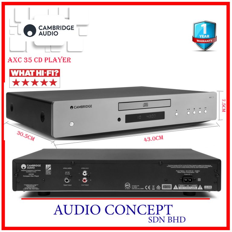 Cambridge Audio AXC35 CD Player + AXA35 Integrated Amplifier - Audio ...