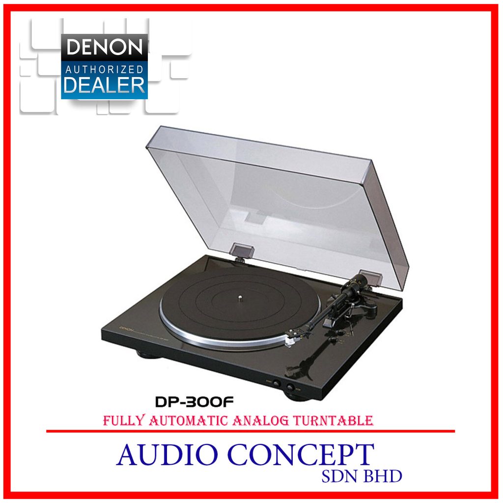 Denon DP-300F Fully Automatic Analog Turntable + Free Gift - Audio Concept