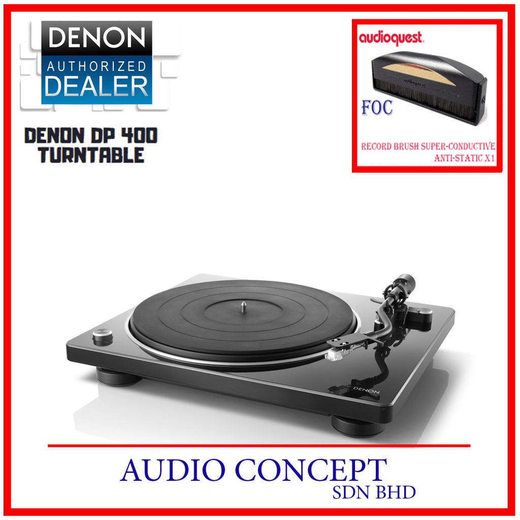 Denon DP-400 Hi-Fi Turntable With Speed Auto Sensor + Free Gift - Audio ...