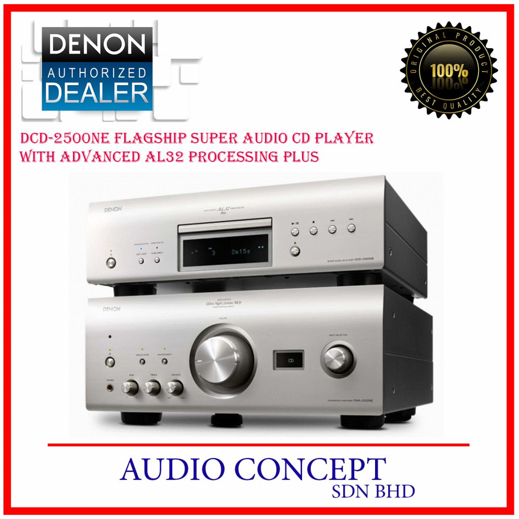 Denon DCD-2500NE Flagship Super Audio CD Player with Advanced AL32 ...
