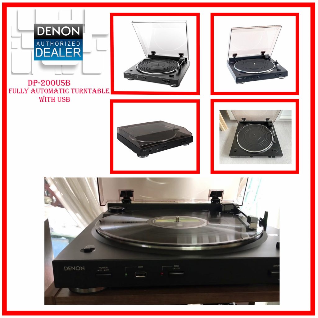 Denon DP-200USB Fully Automatic Turntable With USB - Audio Concept