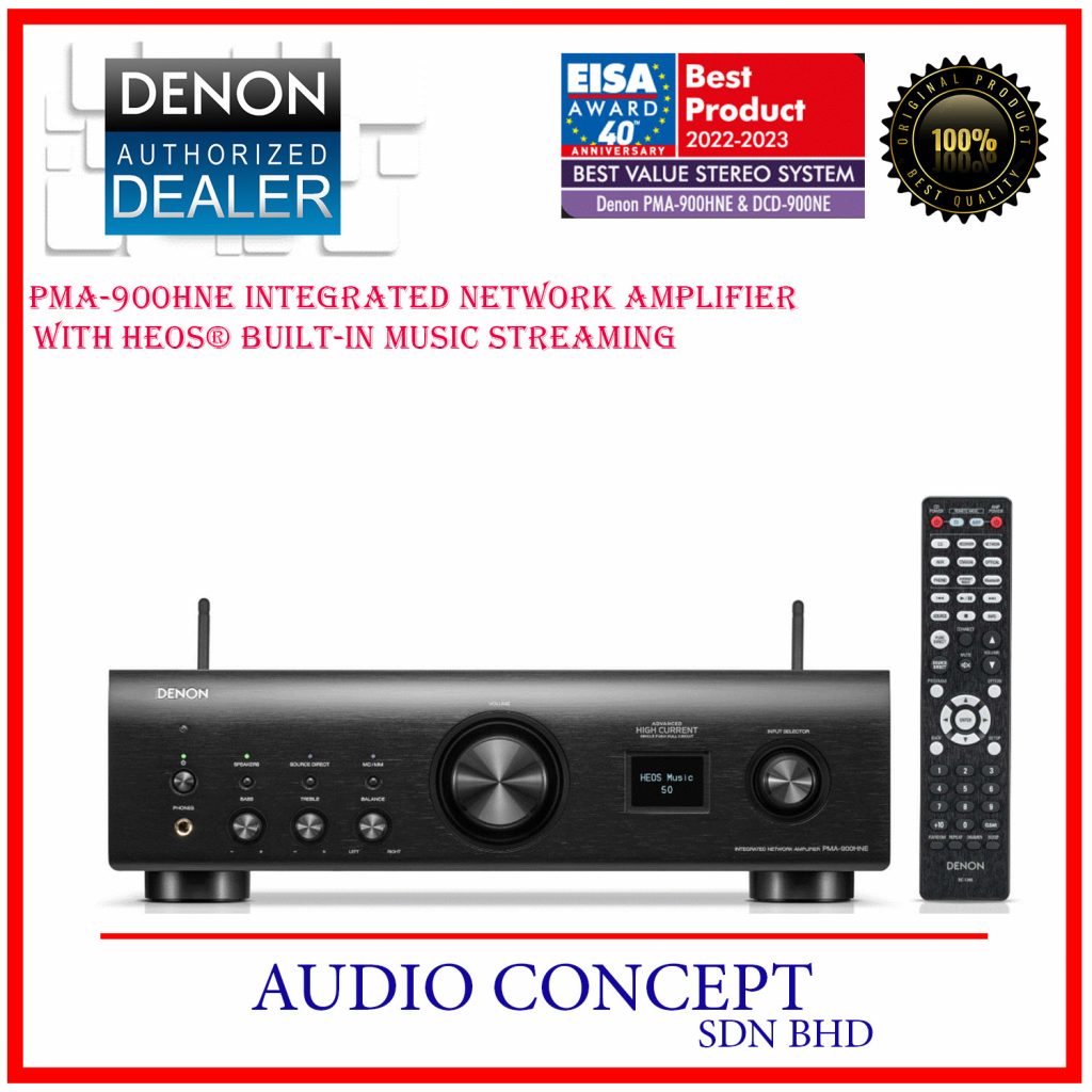 Denon PMA-900HNE Integrated Network Amplifier With HEOS® Built-In Music ...