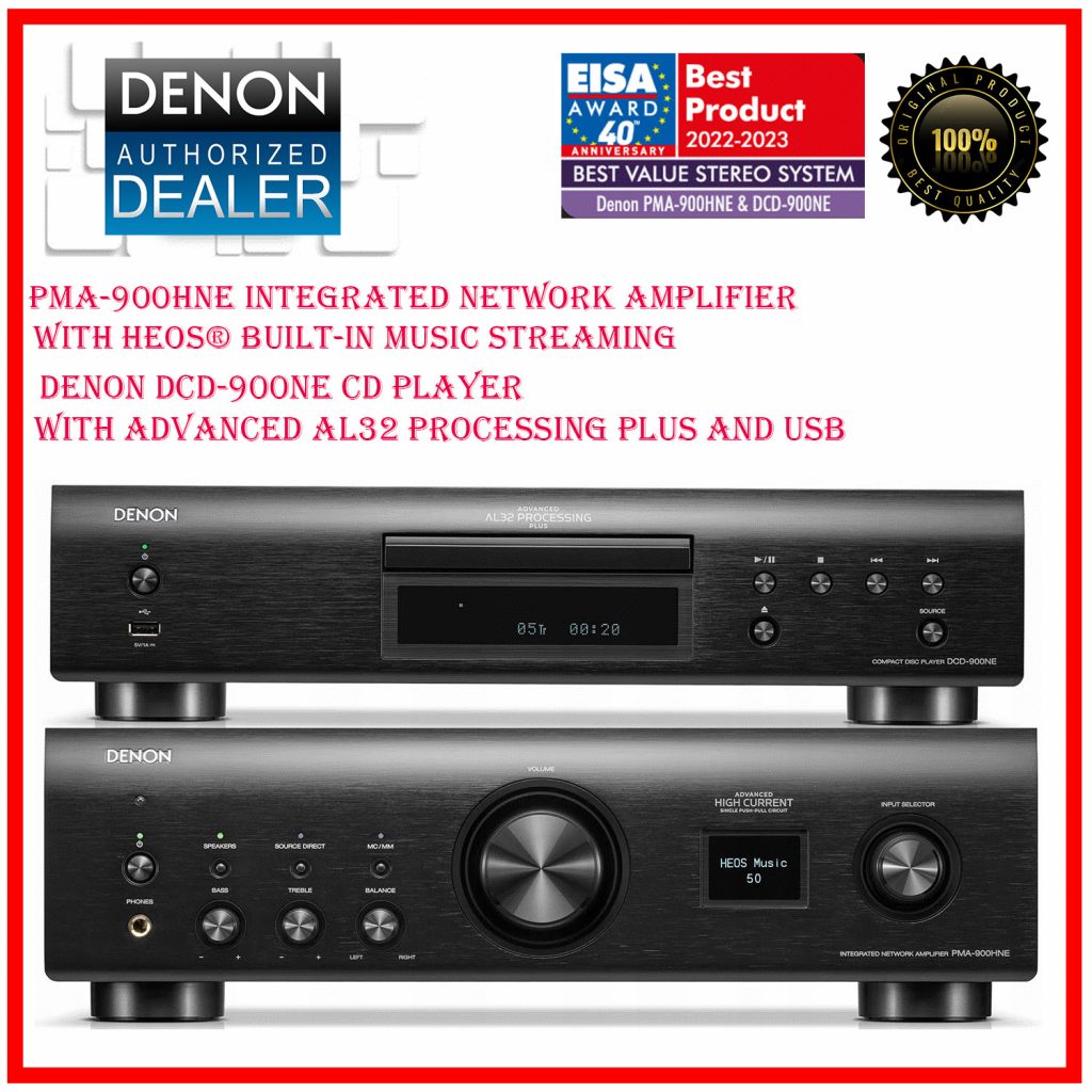 Denon PMA-900HNE Integrated Network Amplifier with HEOS® Built-In Music ...