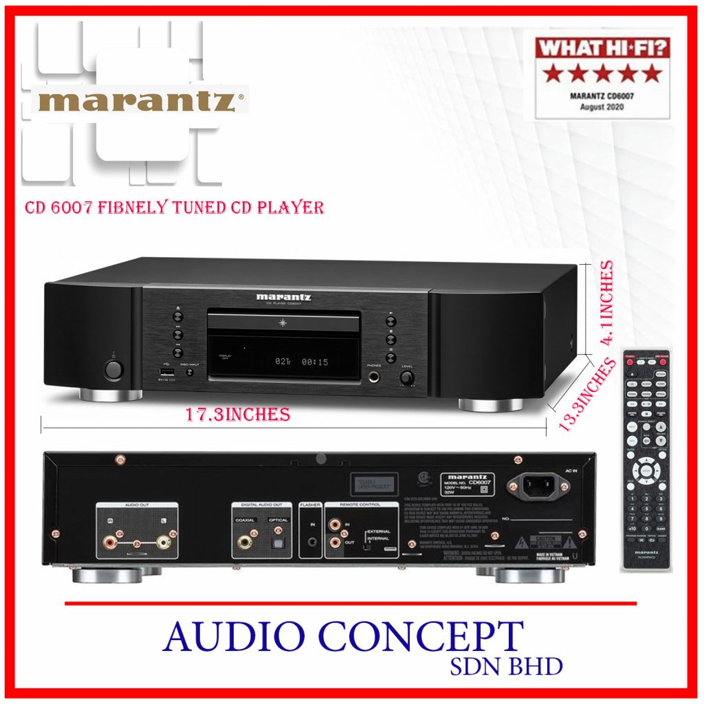 Marantz CD6007 CD Player + Marantz PM6007 Stereo Amplifier Hifi Package ...