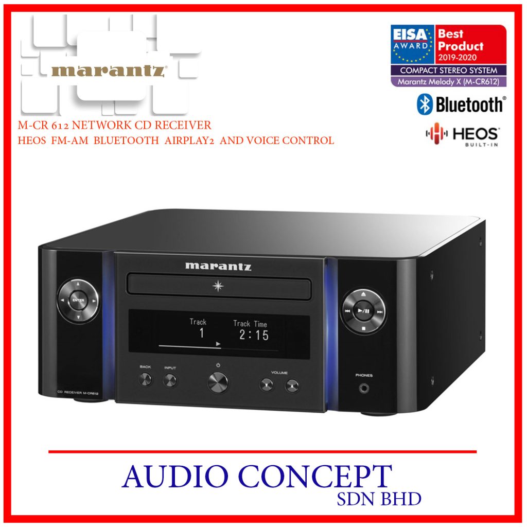 Marantz M-CR612 Network CD Receiver (Heos/ Fm/ Am/ Bluetooth/ Airplay 2 ...