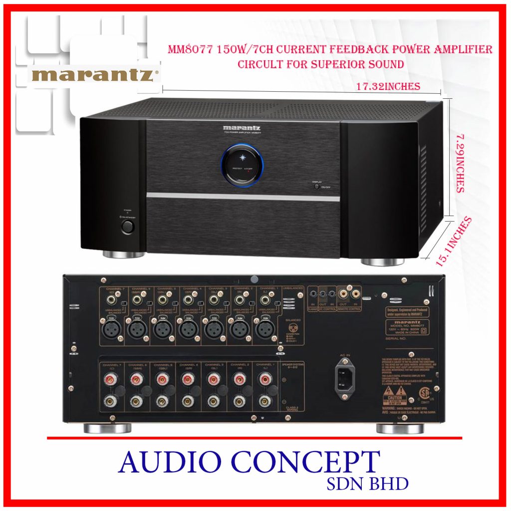 Marantz MM8077 7-Channel Power Amplifier - Audio Concept