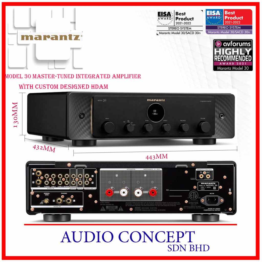 Marantz Model 30 Integrated Amplifier - Audio Concept