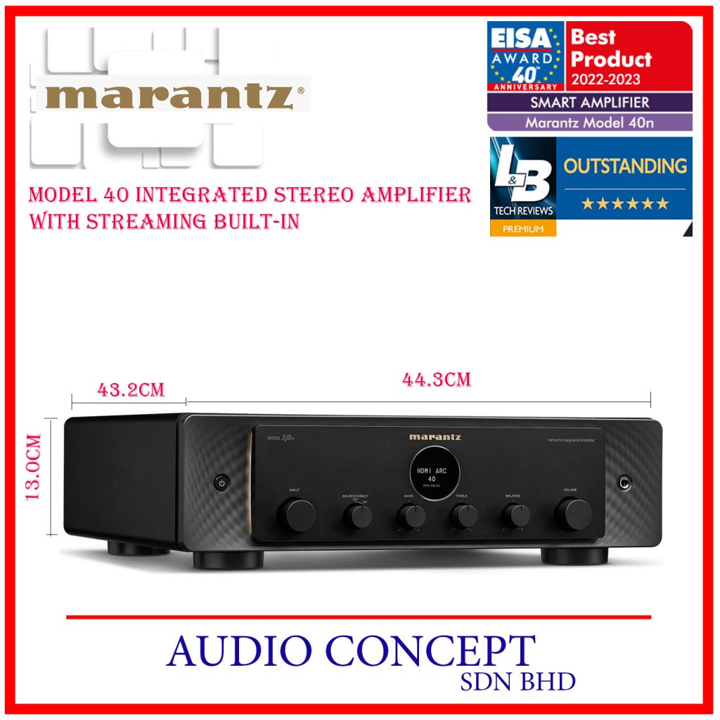 Marantz Model 40N Integrated Stereo Amplifier With Streaming Built-In ...