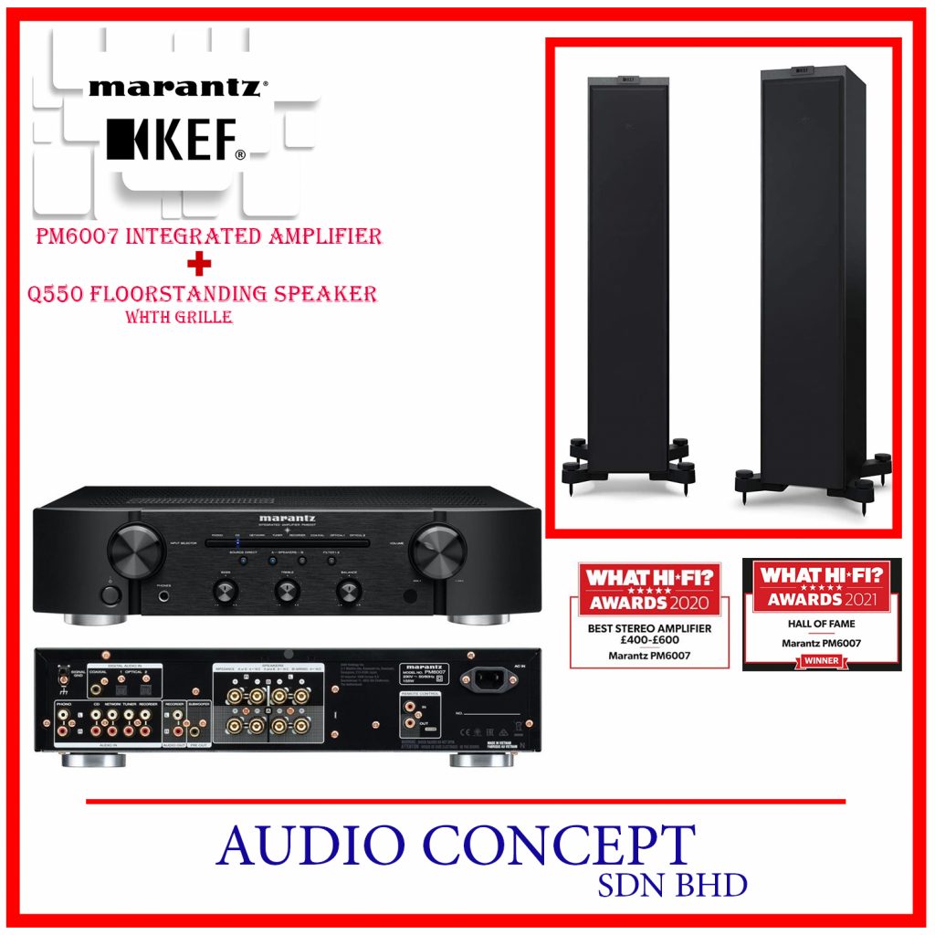 Marantz Pm6007 Integrated Amplifier + KEF Q 550 Floorstanding Speaker ...