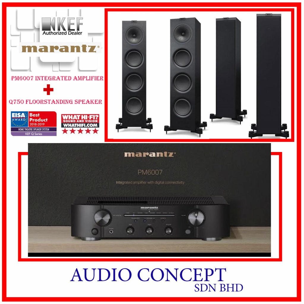 Marantz pm6007 Integrated Amplifier + KEF Q750 Floorstanding Speaker ...