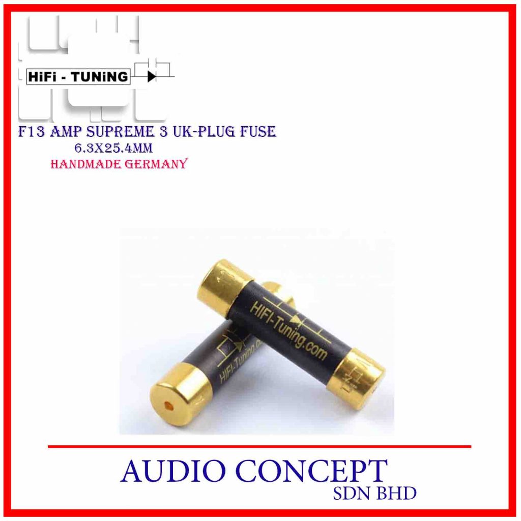 Hifi-Tuning F13 Amp Supreme3 UK-Plug Fuse (6.3 x 25.4mm) HandMade In ...