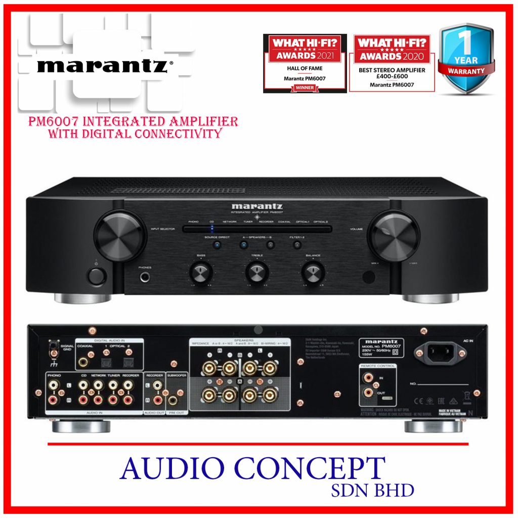 Marantz CD6007 CD Player + Pm 6007 Integrated Amplifier + Q Acoustics 3020I speaker + Free Gift ...