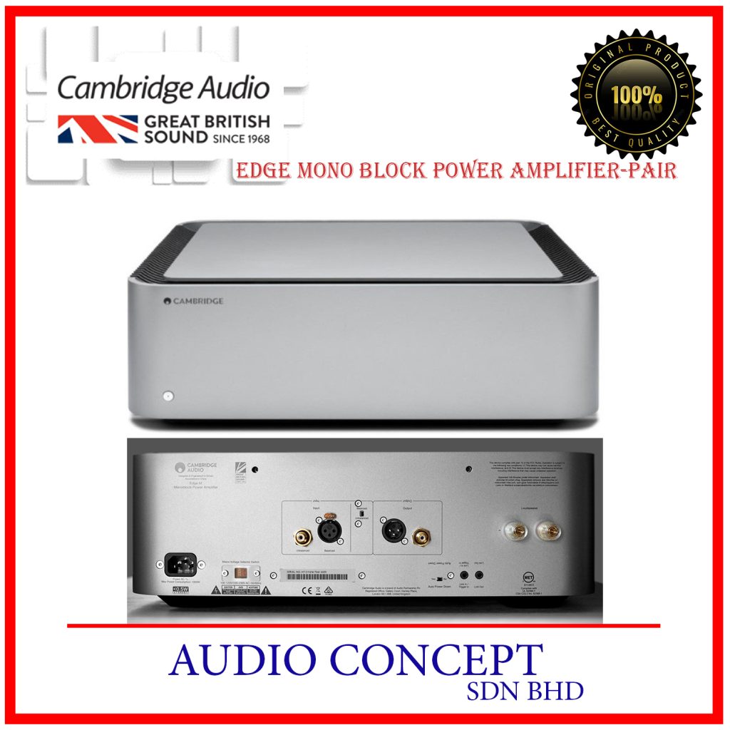 Cambridge Audio Edge M Monoblock Power Amplifier(Pair) - Audio Concept