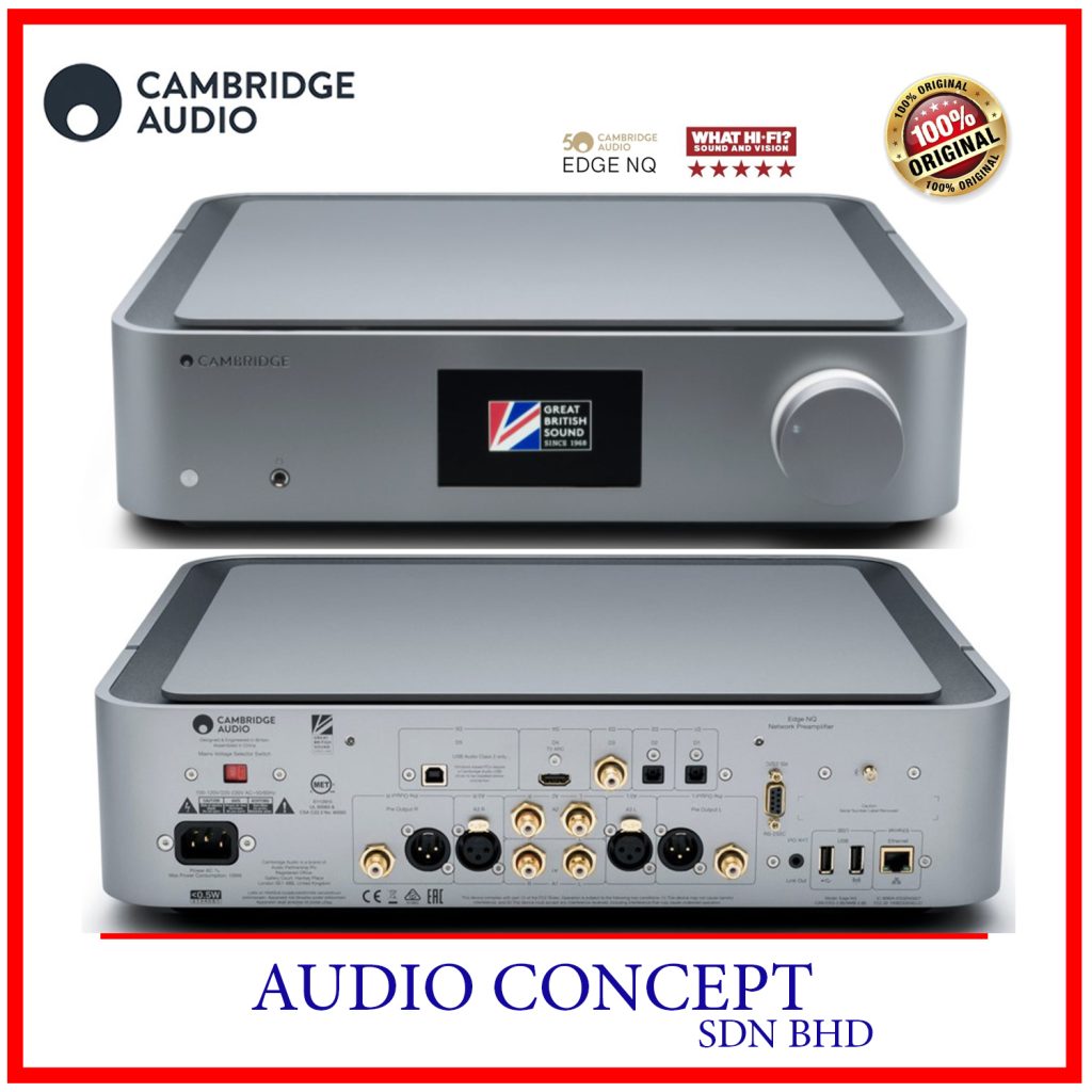Cambridge Audio Edge NQ Preamplifier With Network Player - Audio Concept