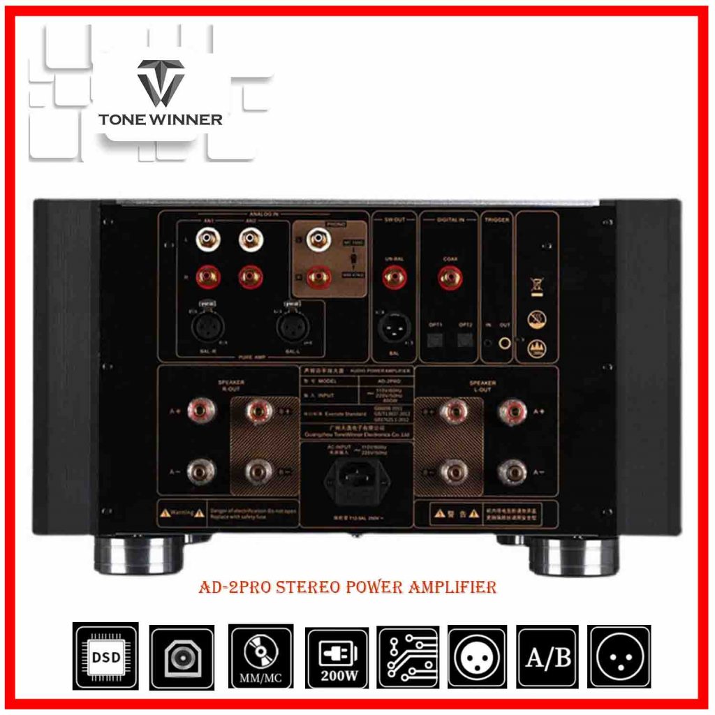 ToneWinner AD-2PRO Stereo Power Amplifier - Audio Concept
