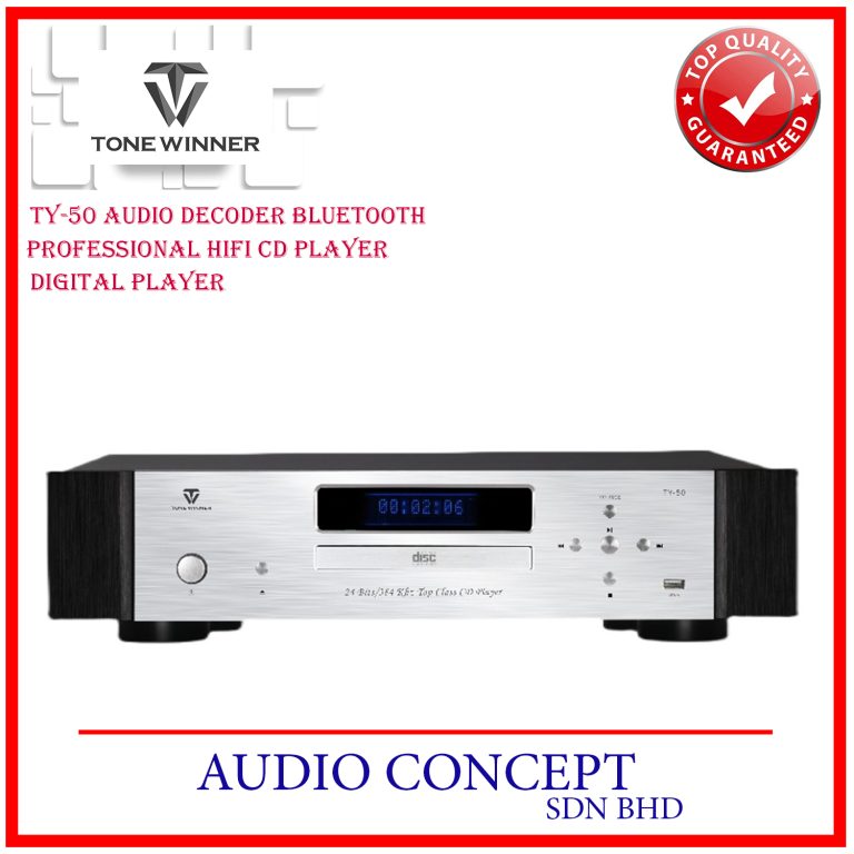 Tonewinner TY-50 Audio Decoder Bluetooth Professional HIFI CD Player ...