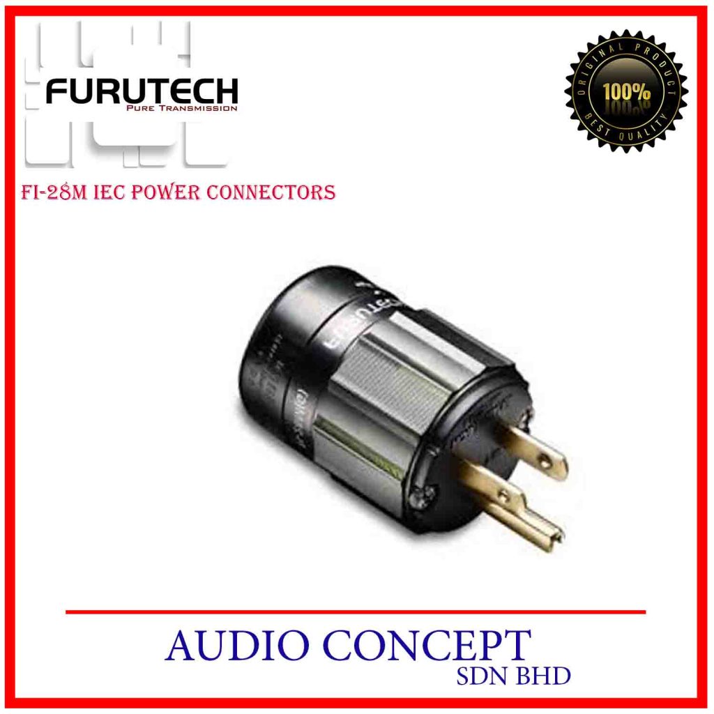 Furutech FI-28 / F1-28M (Gold) IEC Power Connectors - Audio Concept