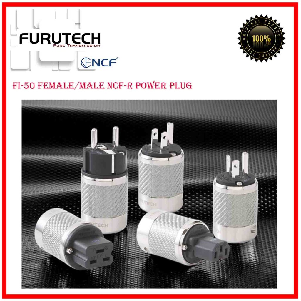 Furutech FI-50(Female / Male) NCF (R) Power Plug - Audio Concept