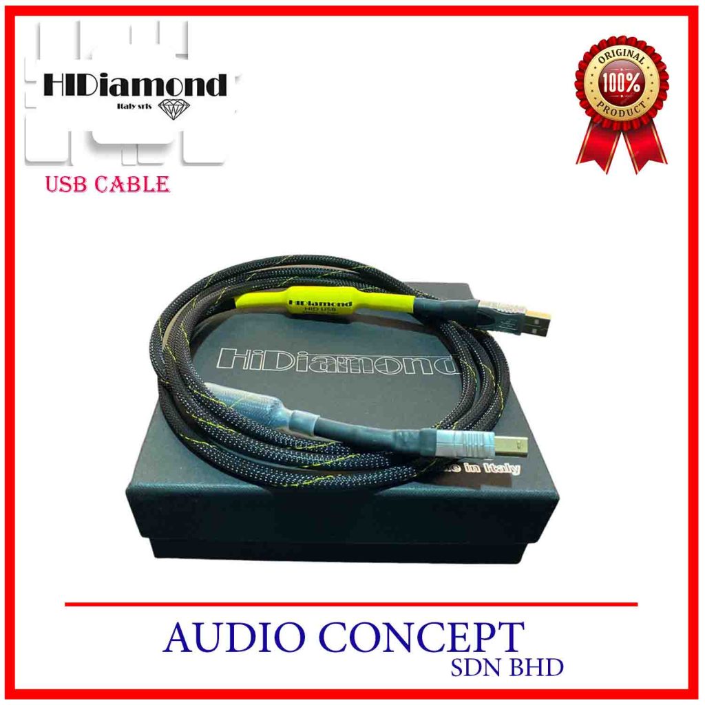 HiDiamond High End USB Cable (1.8Meter)Made In Italy - Audio Concept