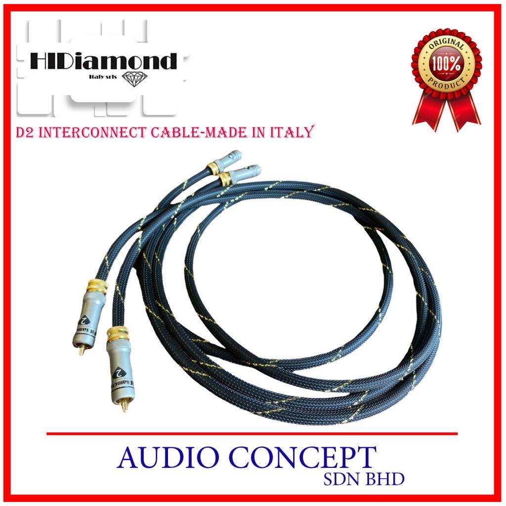 HiDiamond D2 Interconnect Cable (Made In Italy) - Audio Concept