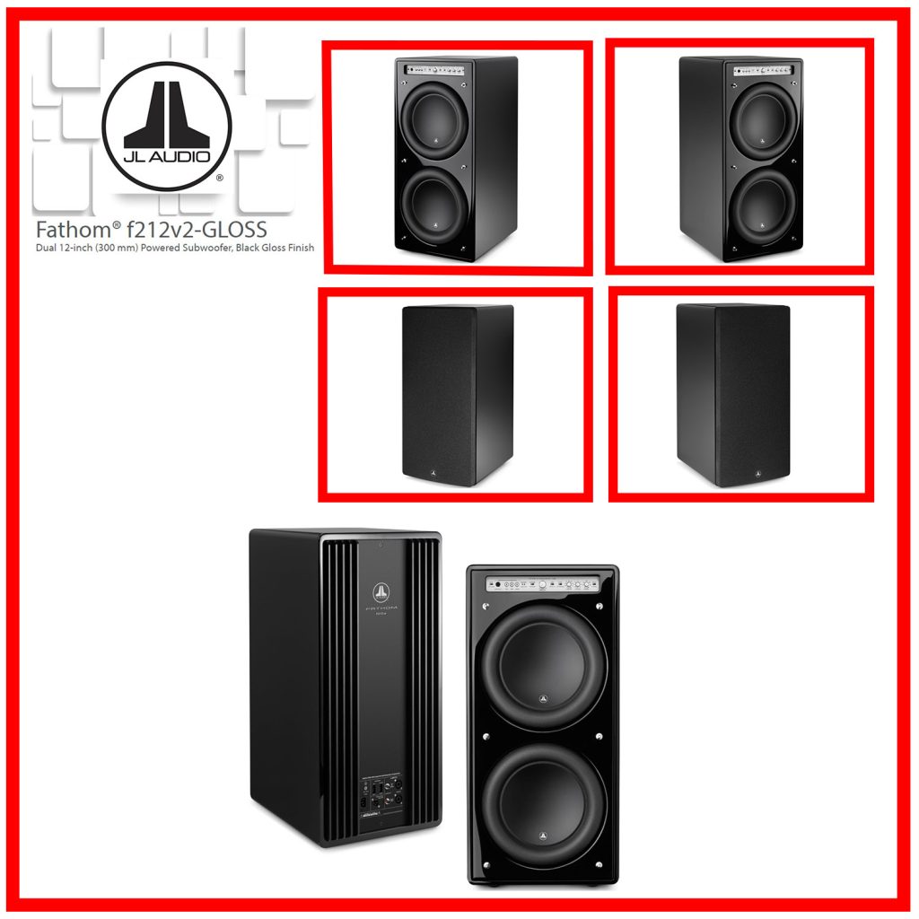 JL Audio Fathom® F212v2 12" Powered Subwoofer (Gloss Black) - Audio Concept
