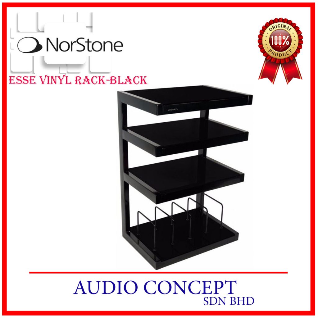Norstone Esse Hifi AV Rack (Black) - Audio Concept