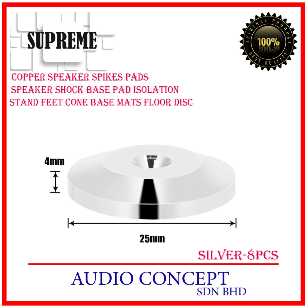 Supreme Copper Speaker Spikes Pads Speaker Shock Base Pad Isolation ...