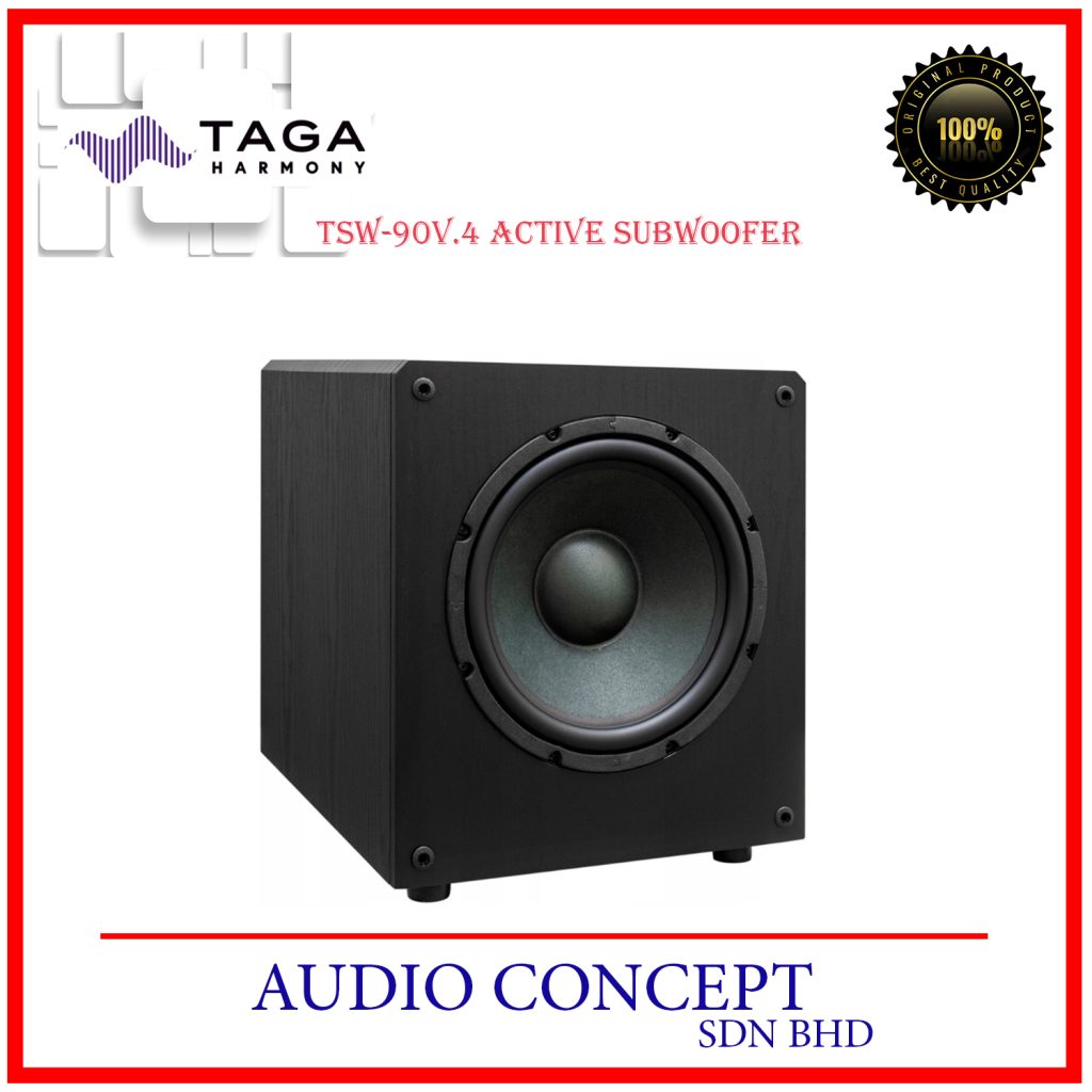 Taga Harmony TSW-90V.4 Subwoofer (Black) - Audio Concept