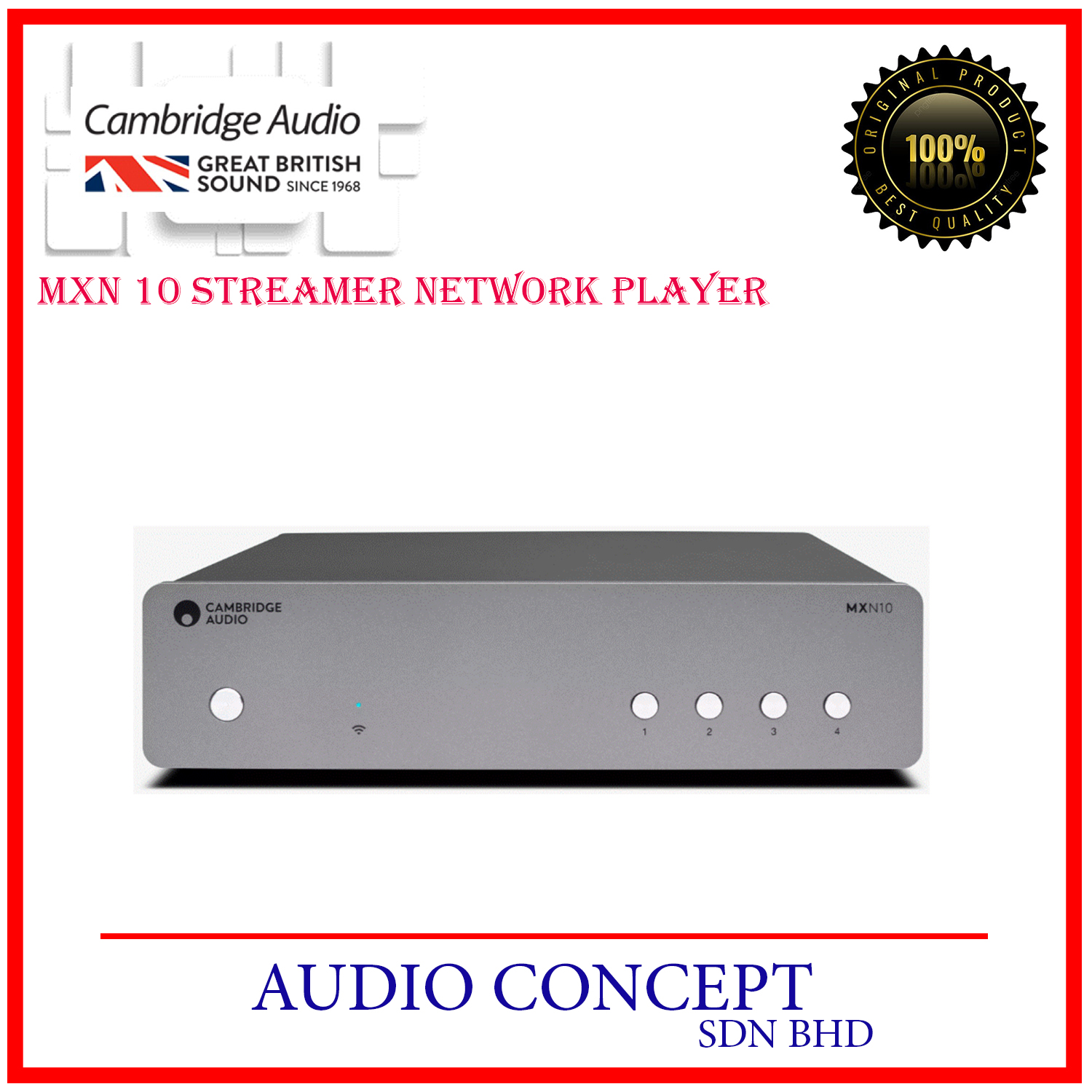 Cambridge Audio MXN10 Streamer Network Player - Audio Concept