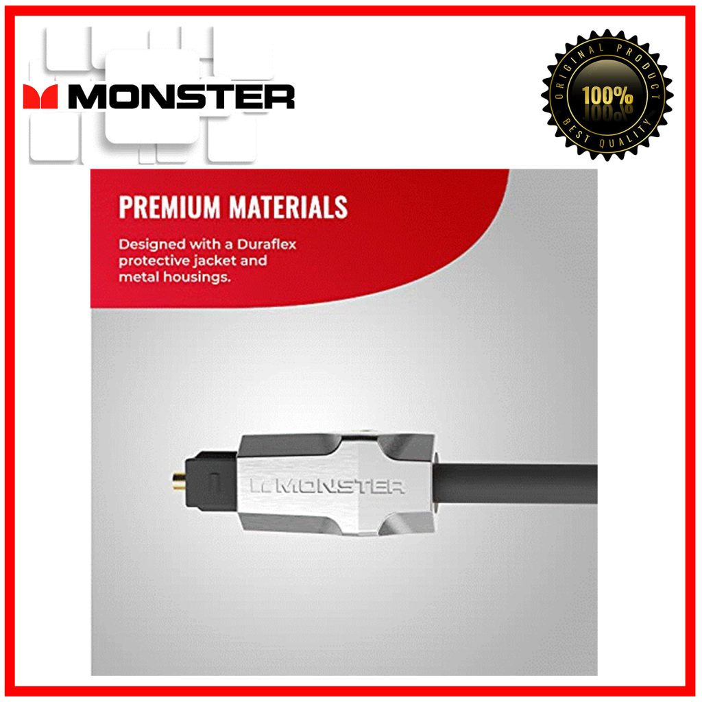 Monster MC M1000 Digital Fiber Optical Home Audio Cable - Audio Concept