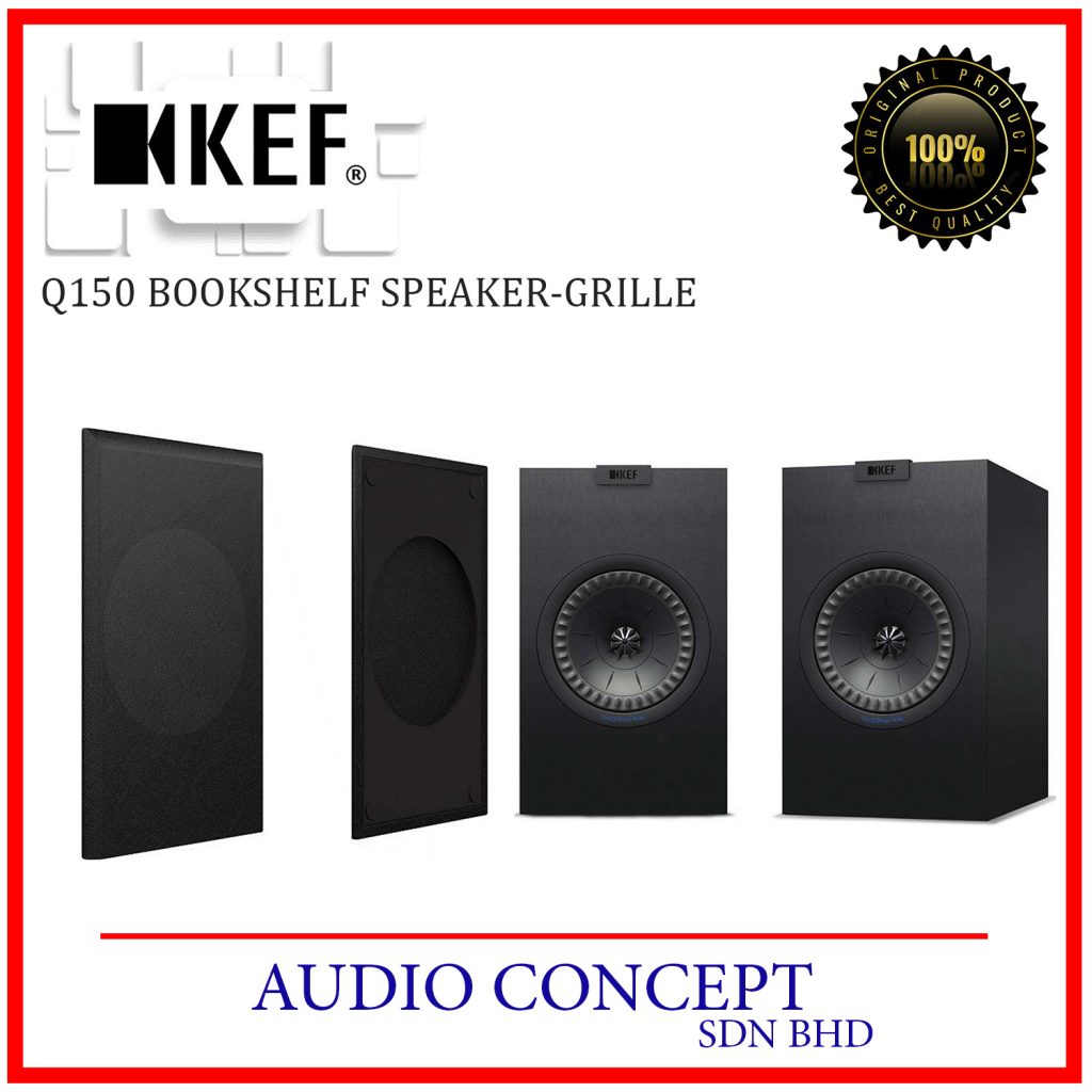 Kef Q150 Bookshelf Speaker -Grille - Audio Concept