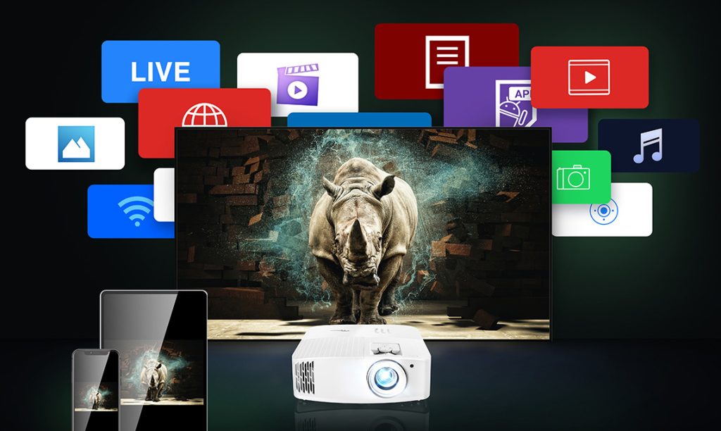 Optoma UHD55 Smart 4K UHD Home Cinema Projector - Audio Concept