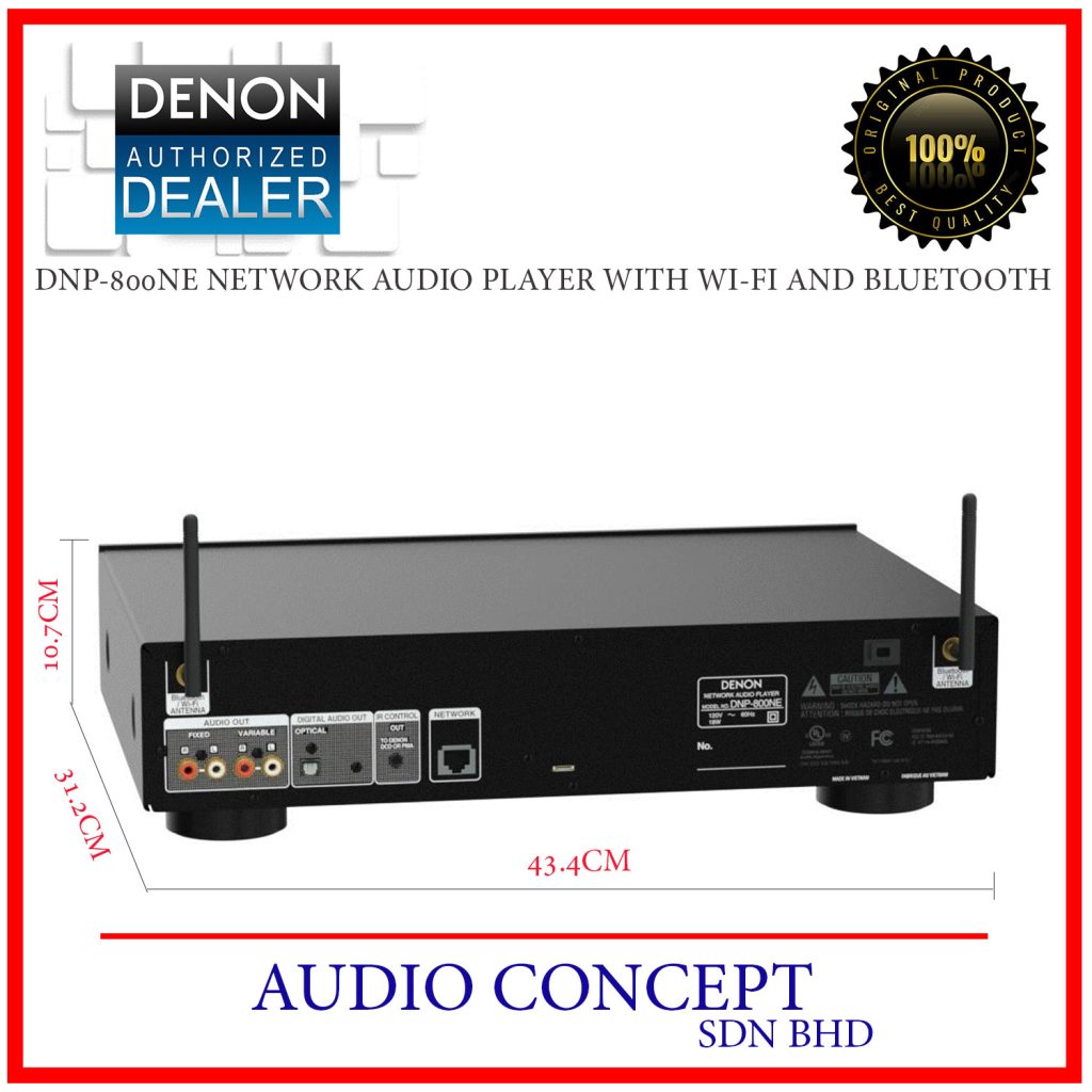 Denon DNP-800NE Network Audio Player With Wi-Fi And Bluetooth - Audio ...