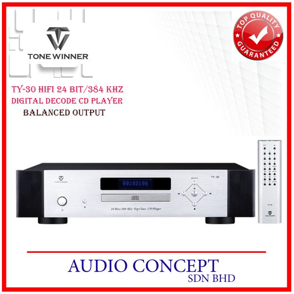 ToneWinner TY-30 HIFI CD Player (Balanced Output,24bit/384KHz Digital ...