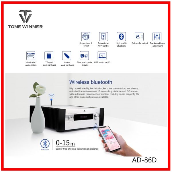 ToneWinner AD-86D Integrated HI-FI Amplifier - Audio Concept