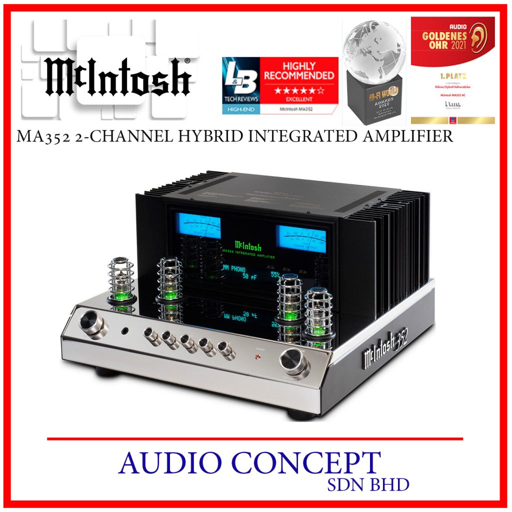 Mclntosh MA352 2-Channel Hybrid Integrated Amplifier - Audio Concept