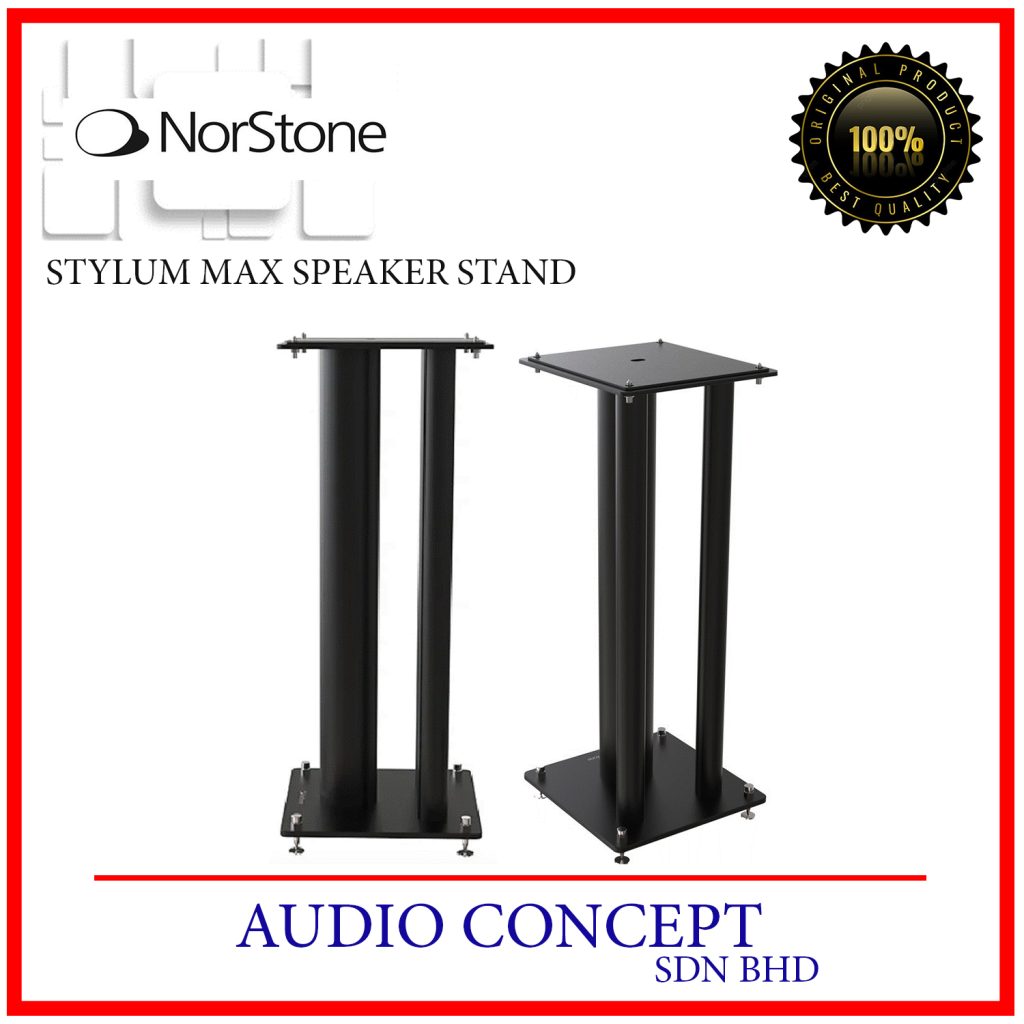Norstone Stylum Max Speaker Stand 24'' High - Pair - Audio Concept
