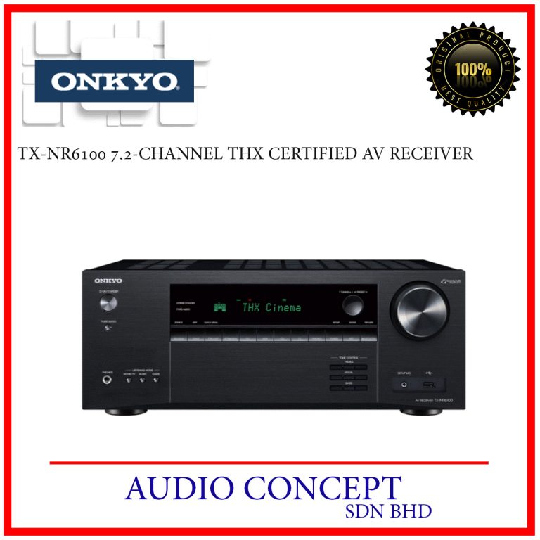 Onkyo TX-NR6100 7.2-Channel THX Certified AV Receiver - Audio Concept