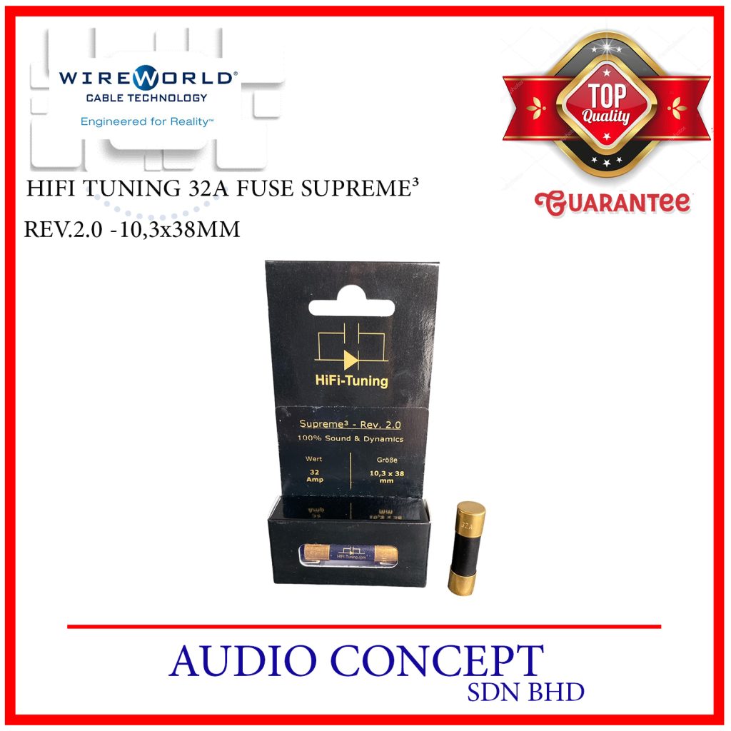 Hifi - Tuning 32A Fuse Supreme³ (REV 2.0)10.3x38MM - Audio Concept