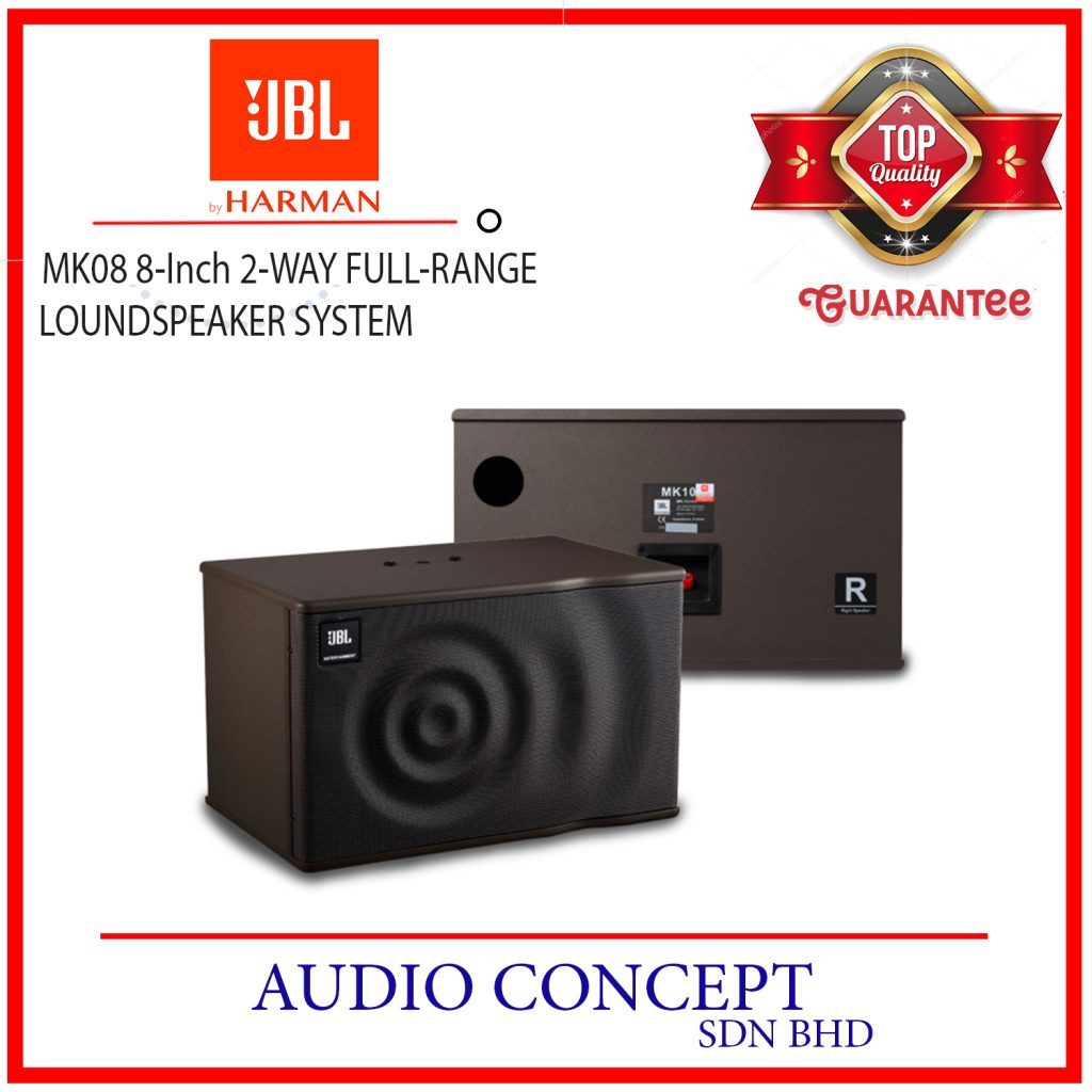 JBL MK08 8-Inch 2-Way Full-Range Loudspeaker System - Audio Concept