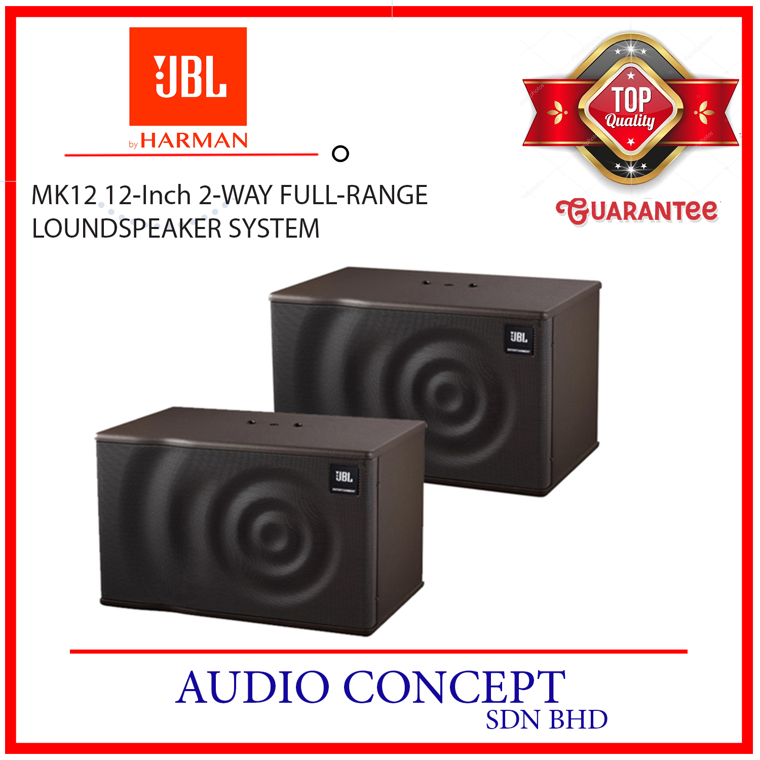 JBL MK12 12'' 2-Way Full-Range Loudspeaker System - Audio Concept