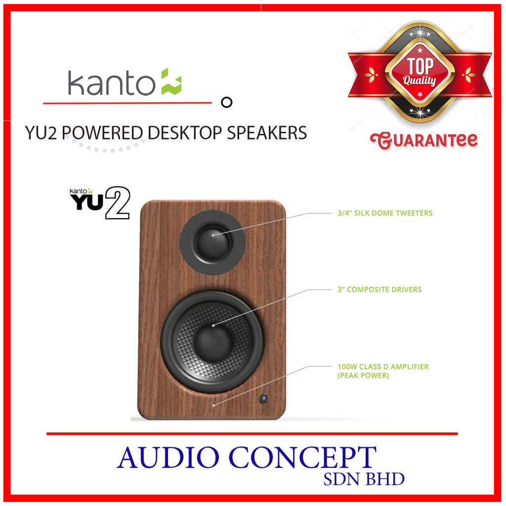 Kanto YU2 Powered Desktop Speakers - Audio Concept