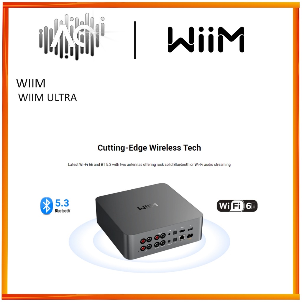 Wiim Ultra Streamer (New)Space Grey/Silver - Audio Concept