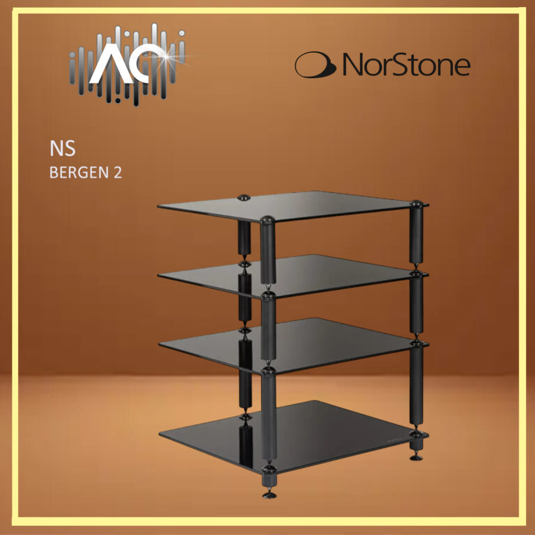 Norstone Bergen 2 Hifi AV Rack (Black) - Audio Concept