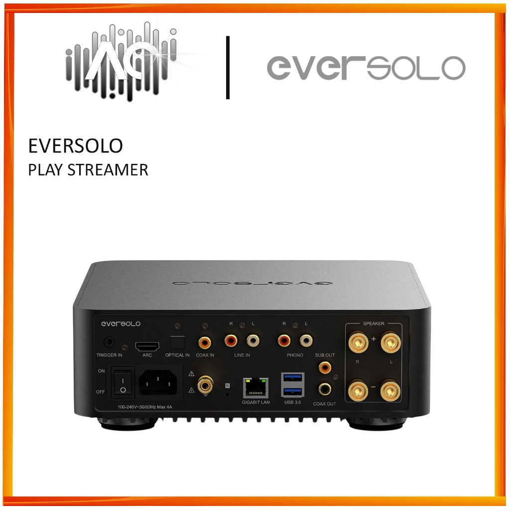 Eversolo Play Music Streamer Amplifier With DAC - Audio Concept