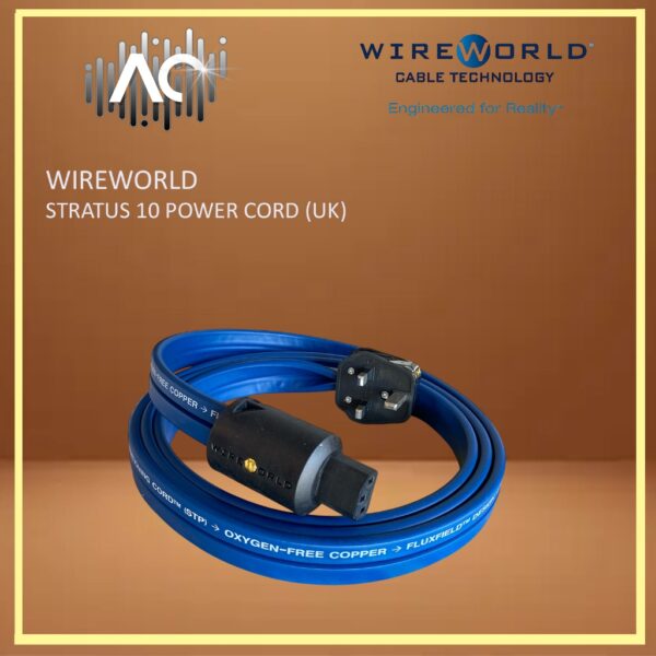 Wireworld Stratus™ 10 Power Conditioning Cord (UK)2.0M - Audio Concept