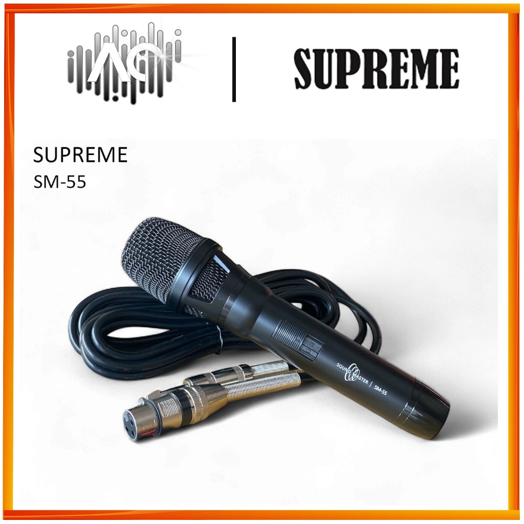 Supreme SM-55 Professional Voice Microphone - Audio Concept