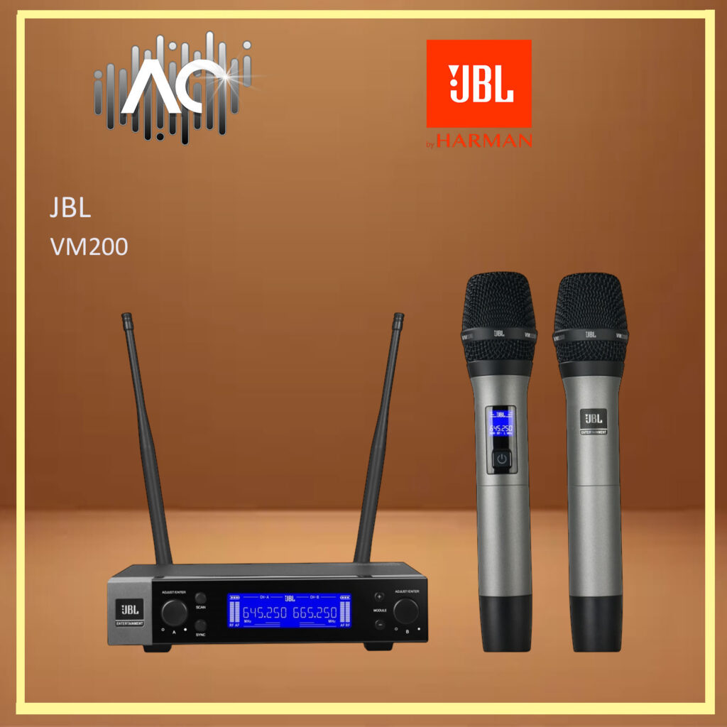 JBL VM200 Dual-Channel Wireless Microphone System - Audio Concept